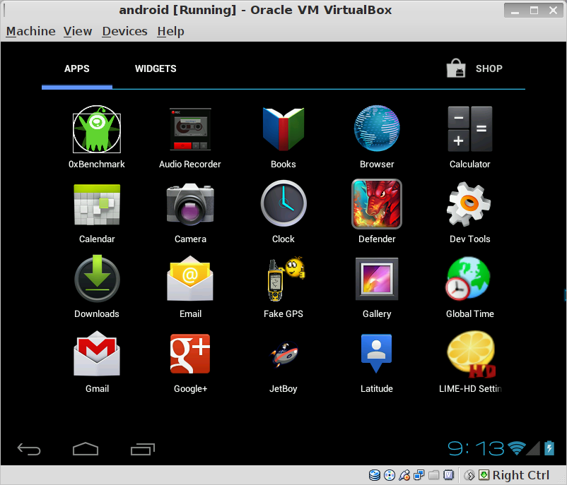 Virtualbox Guest Android 4.0 中使用 wifi